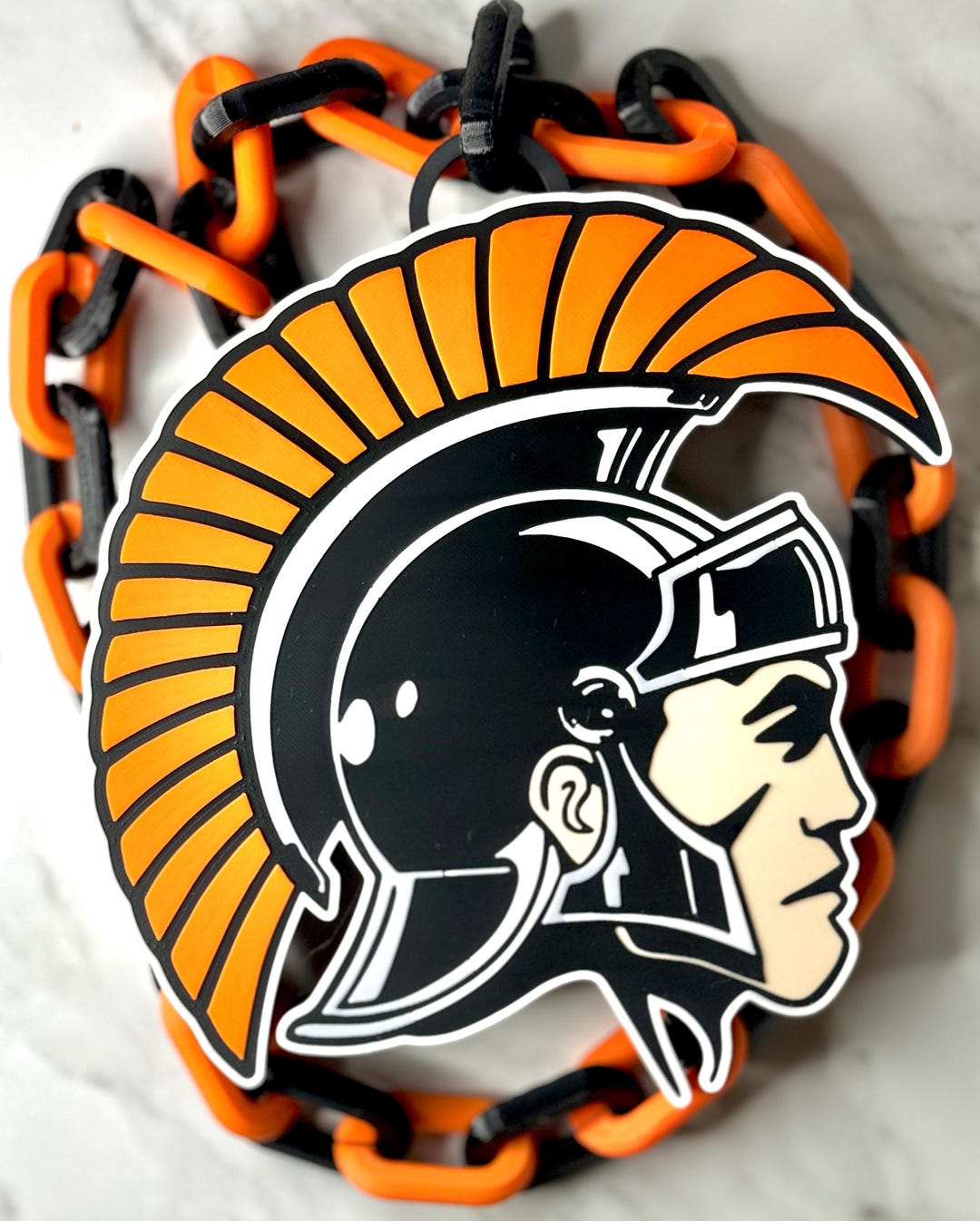 Custom MVP Sports Chain 3D Design Team Turnover Oversized Hype Chain ...