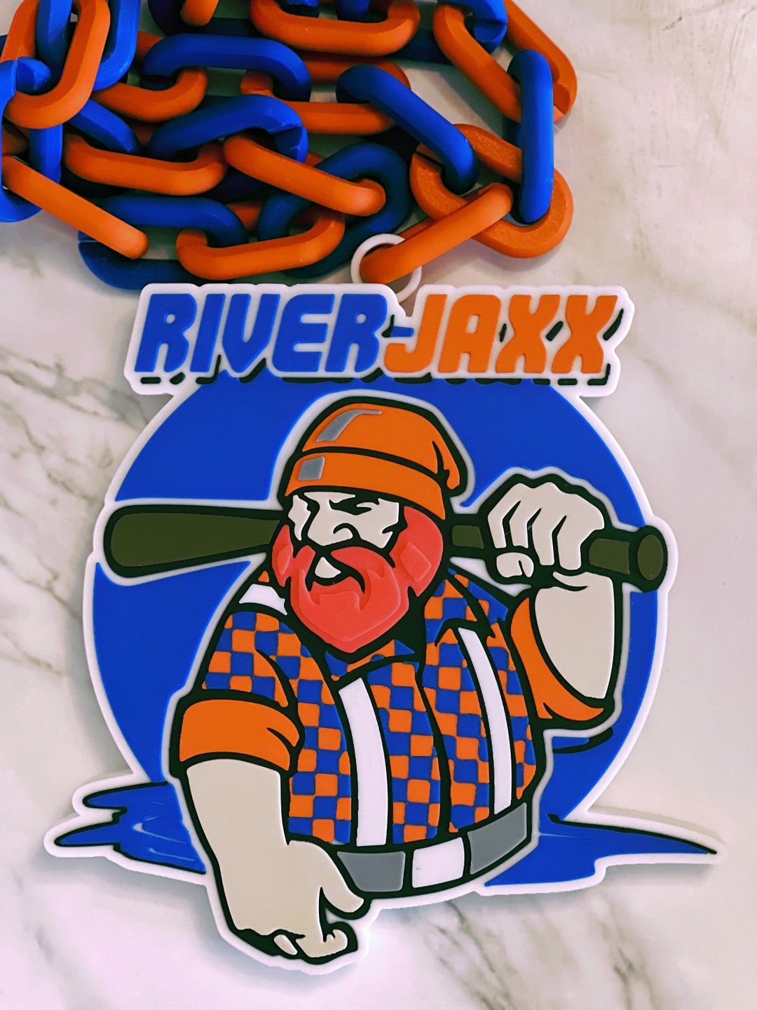 Over Sized Sports Chains Custom Designed Logo's Sports Teams Company 3D ...