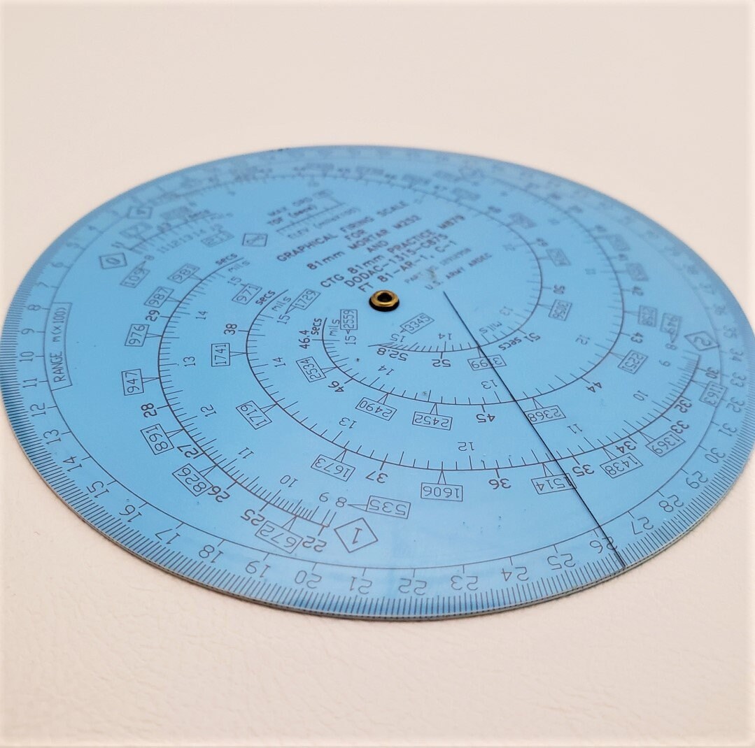 Graphical Firing Scale for 81mm Mortar M252 and CTG 81mm - Etsy