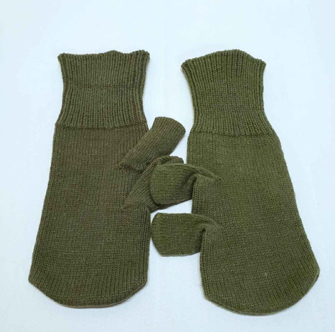 US Military Trigger Finger Mitten Shells and Wool Liners - Etsy