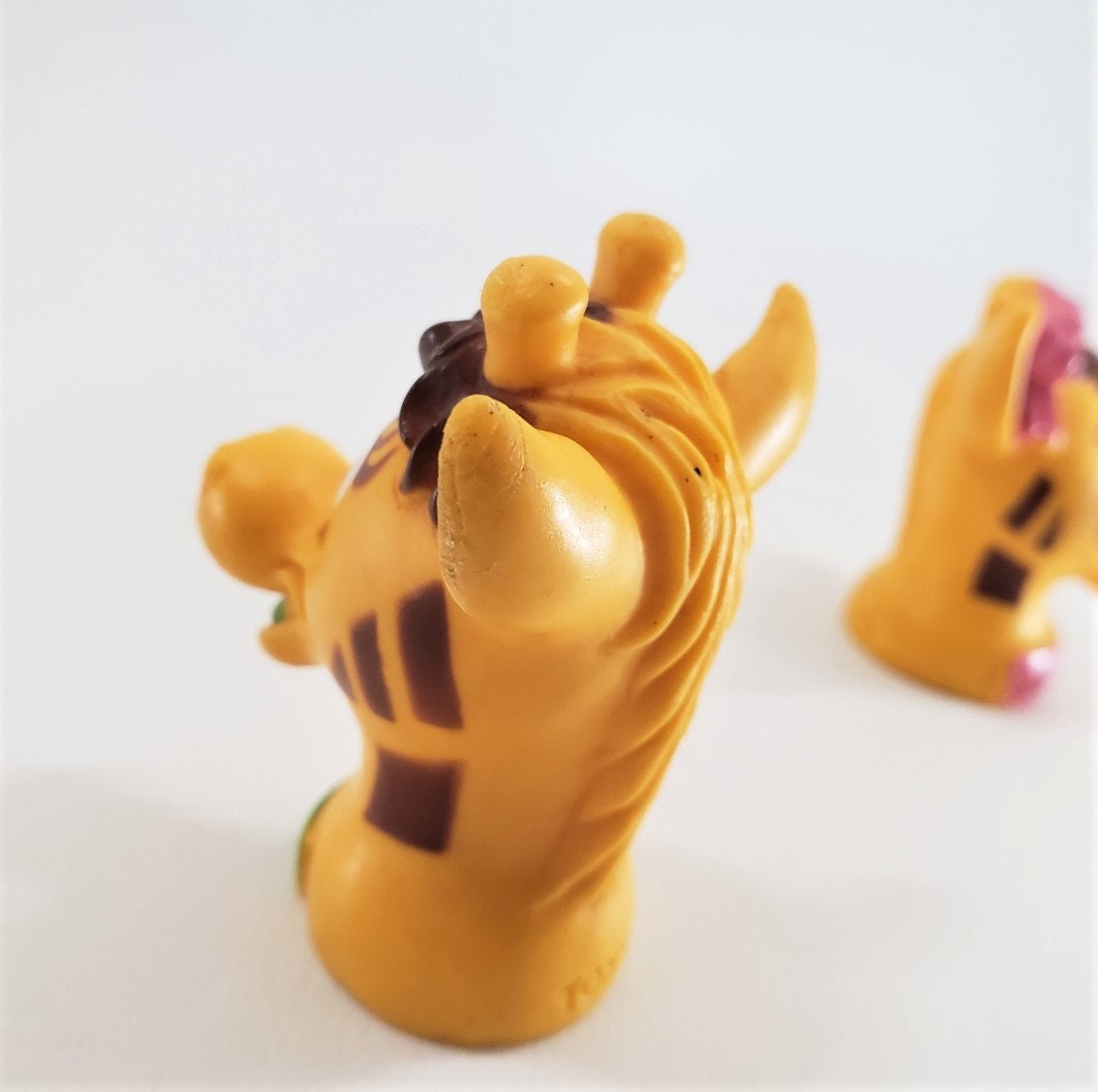 TOYS R US Mascot Giraffe Finger Puppets: Gigi and Baby Gee, Vintage 90s ...