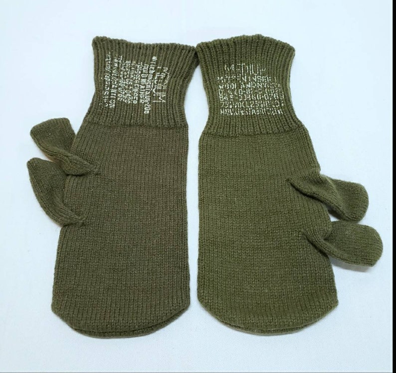 US Military Trigger Finger Mitten Shells and Wool Liners - Etsy