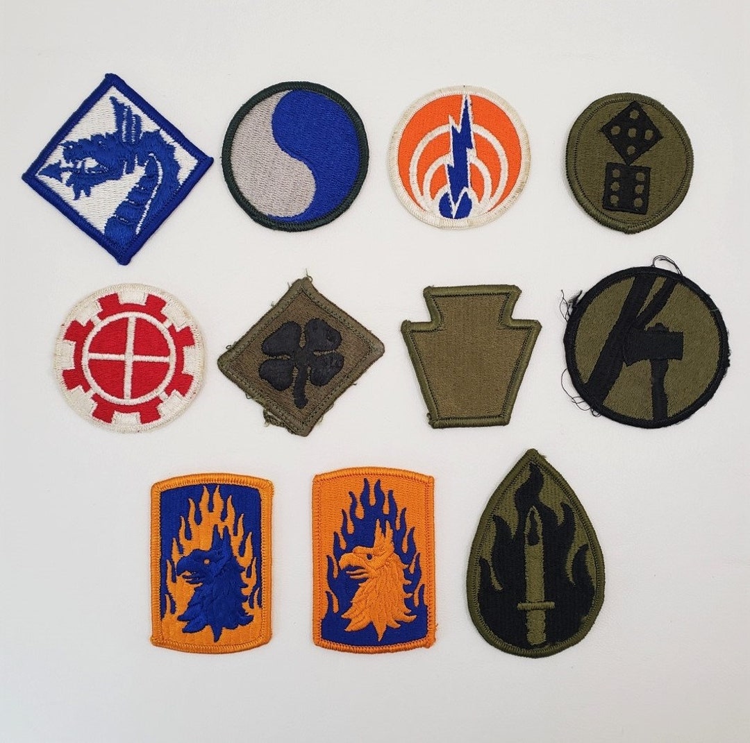 US Military Shoulder Patches Lot of 11 - Airborne Corps, Infantry ...