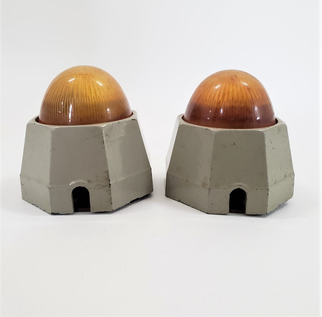 Western Electric Telephone Ring Flashers / Lights, Lot of 2 With Amber ...