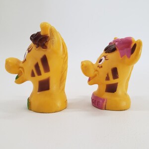 TOYS R US Mascot Giraffe Finger Puppets: Gigi and Baby Gee, Vintage - Etsy