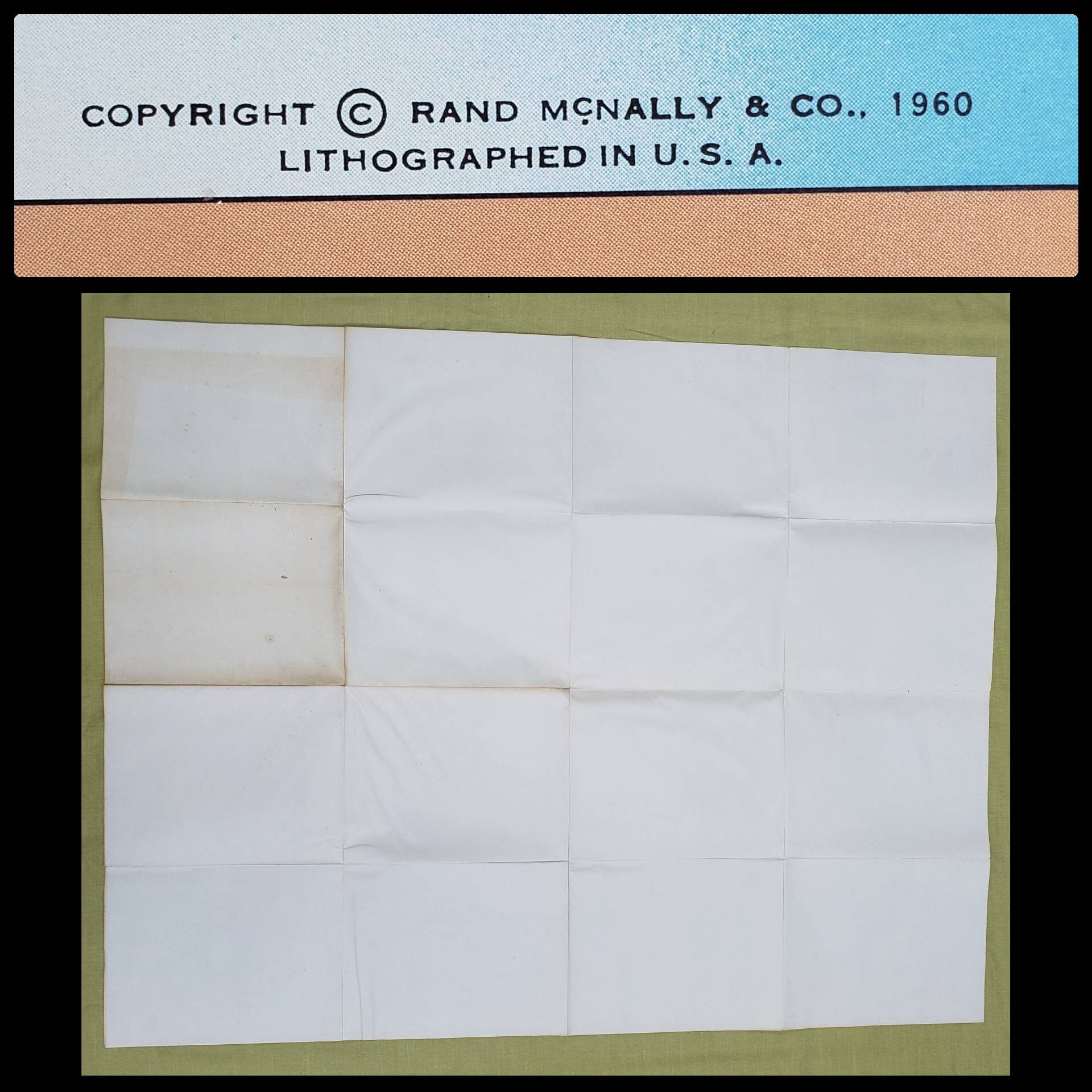 Bird Migration Map of North America, Vintage 1960 Rand Mcnally ...