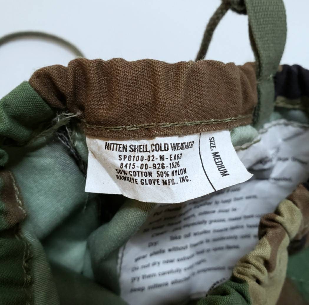 US Military Trigger Finger Mitten Shells and Wool Liners - Etsy