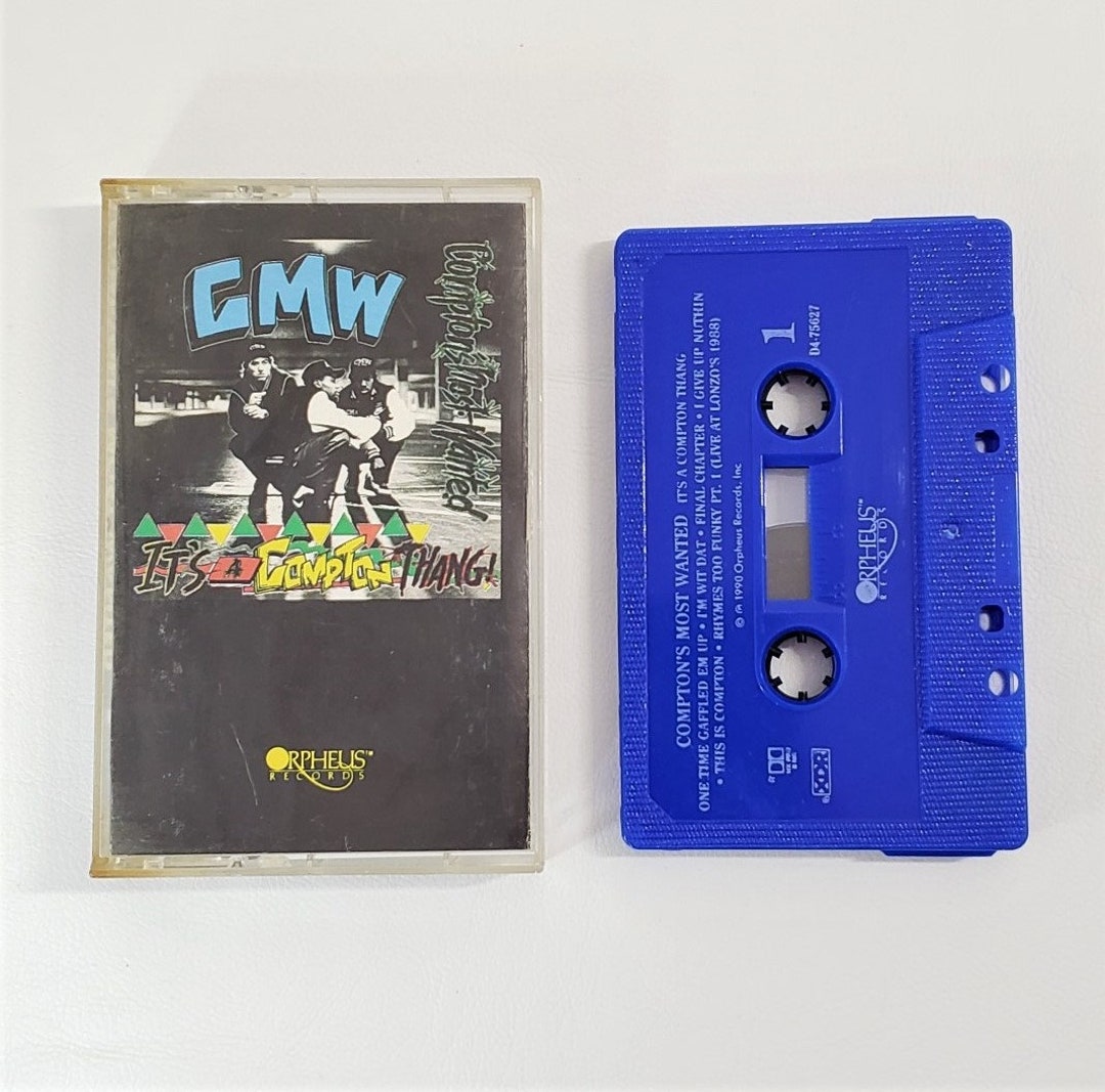 Compton's Most Wanted CMW It's a Compton Thang Cassette Tape 1990 ...