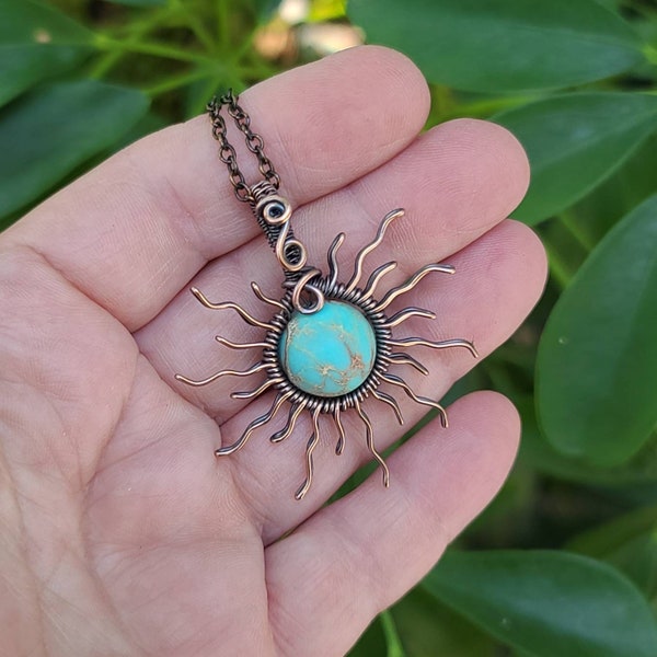 Sun Pendant - Etsy