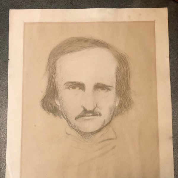 Poe Portrait - Etsy