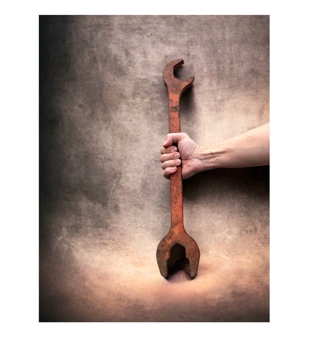 Giant Railroad Wrench, 24 Inch Open End Huge Wrench, Man Cave Decor ...