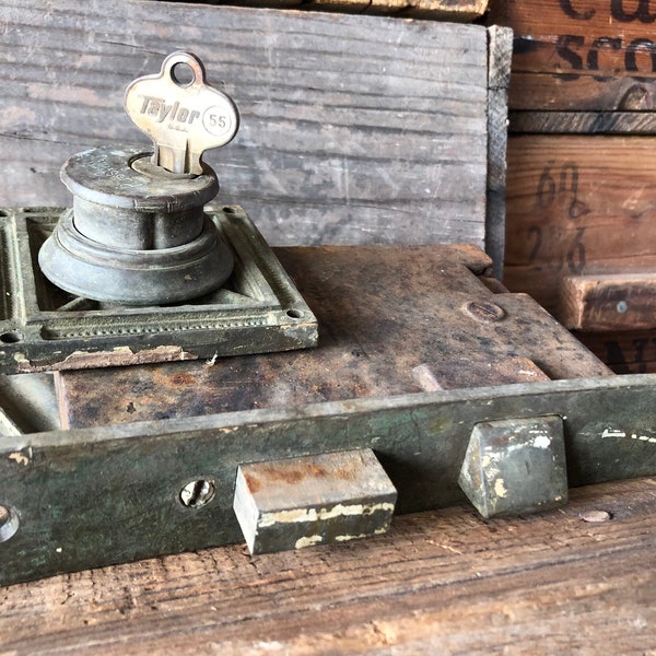 Antique Mortise Door Lock - Etsy