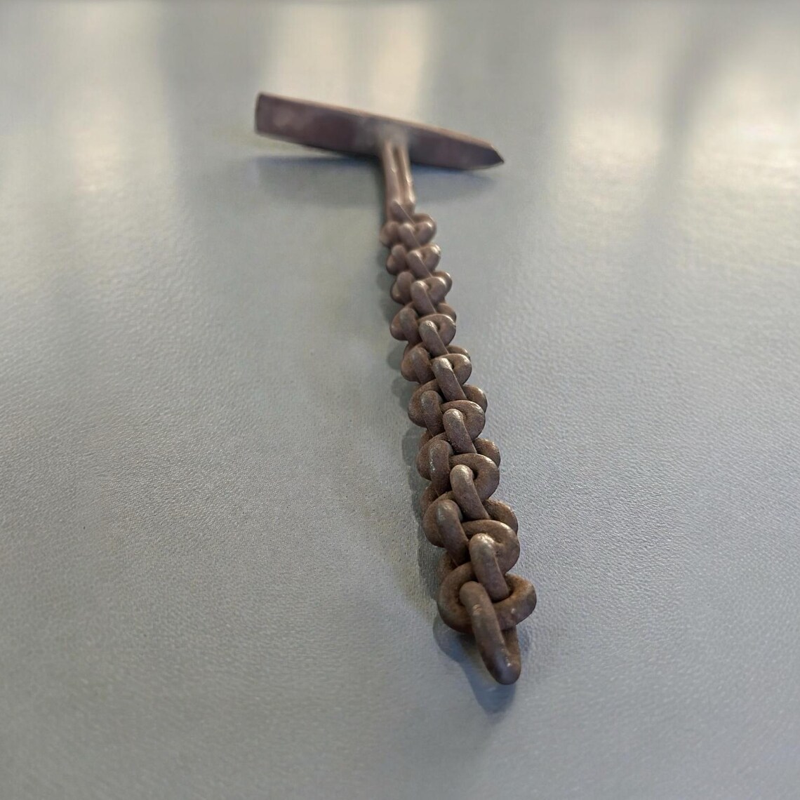Rare Blacksmith Hand Forged Hammer With a Distinctive Braided Twist ...