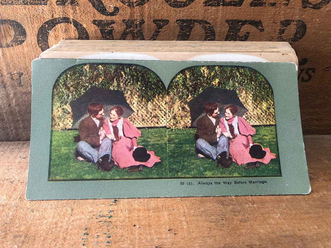 Antique Stereoscope Slides, Set of 18, Victorian Ephemera - Etsy