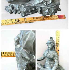 Ansonia Mantle Clock Topper Statue, Antique F Kroeber Mantle Clock ...