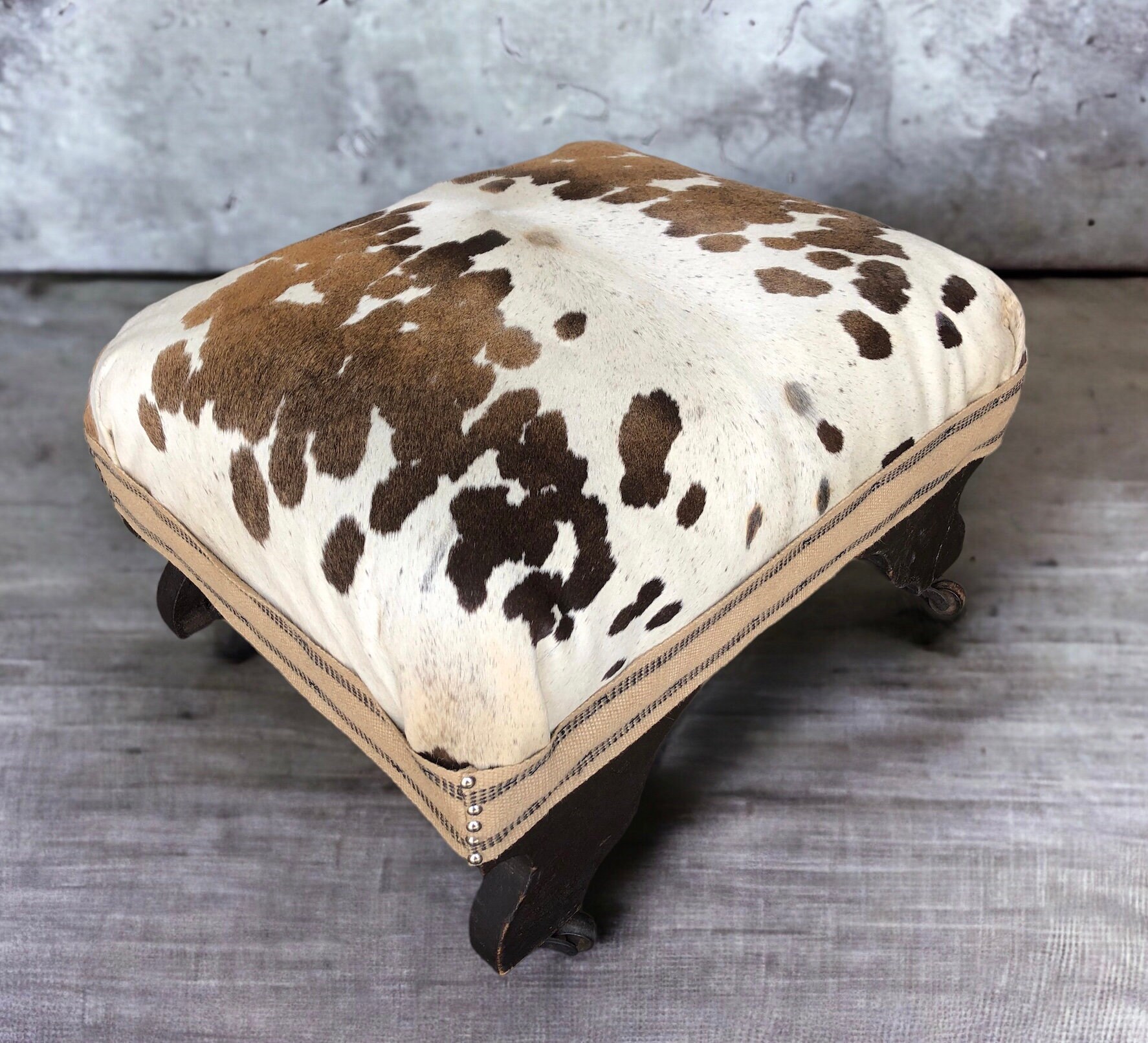 Hide footstool store