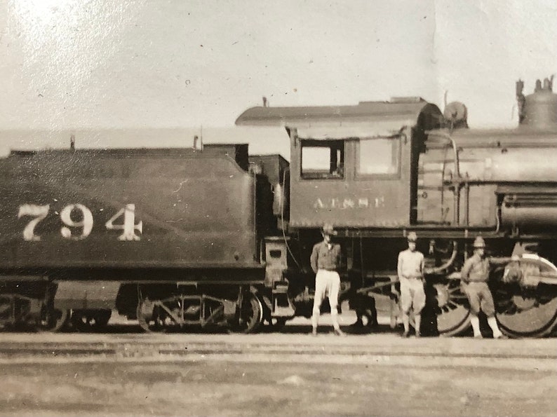 All Aboard Santa Fe Railway Steam Engine Locomotive 794 - Etsy