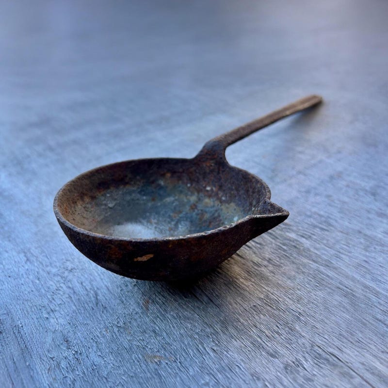 Cast Iron Smelter Ladle - Etsy