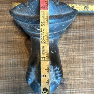 Antique Cast Iron Claw Foot, Architectural Salvage, Elaborate Tub Cast ...