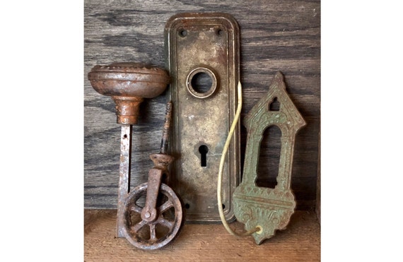 Set of Miscellaneous Antique Hardware Sargent & Co | Etsy