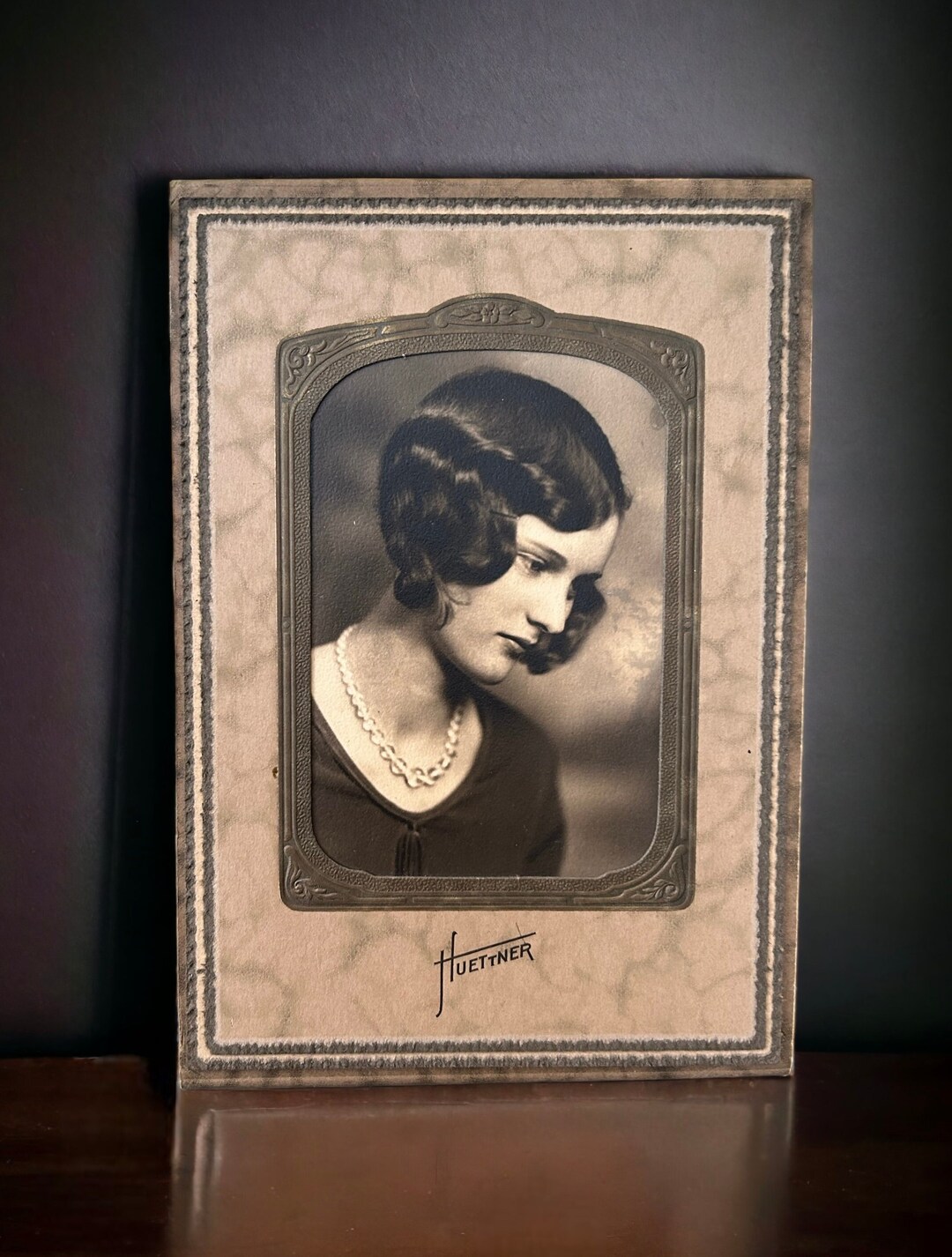 Flapper Girl Photo, Beautiful Antique Black and White Photo of a Woman ...