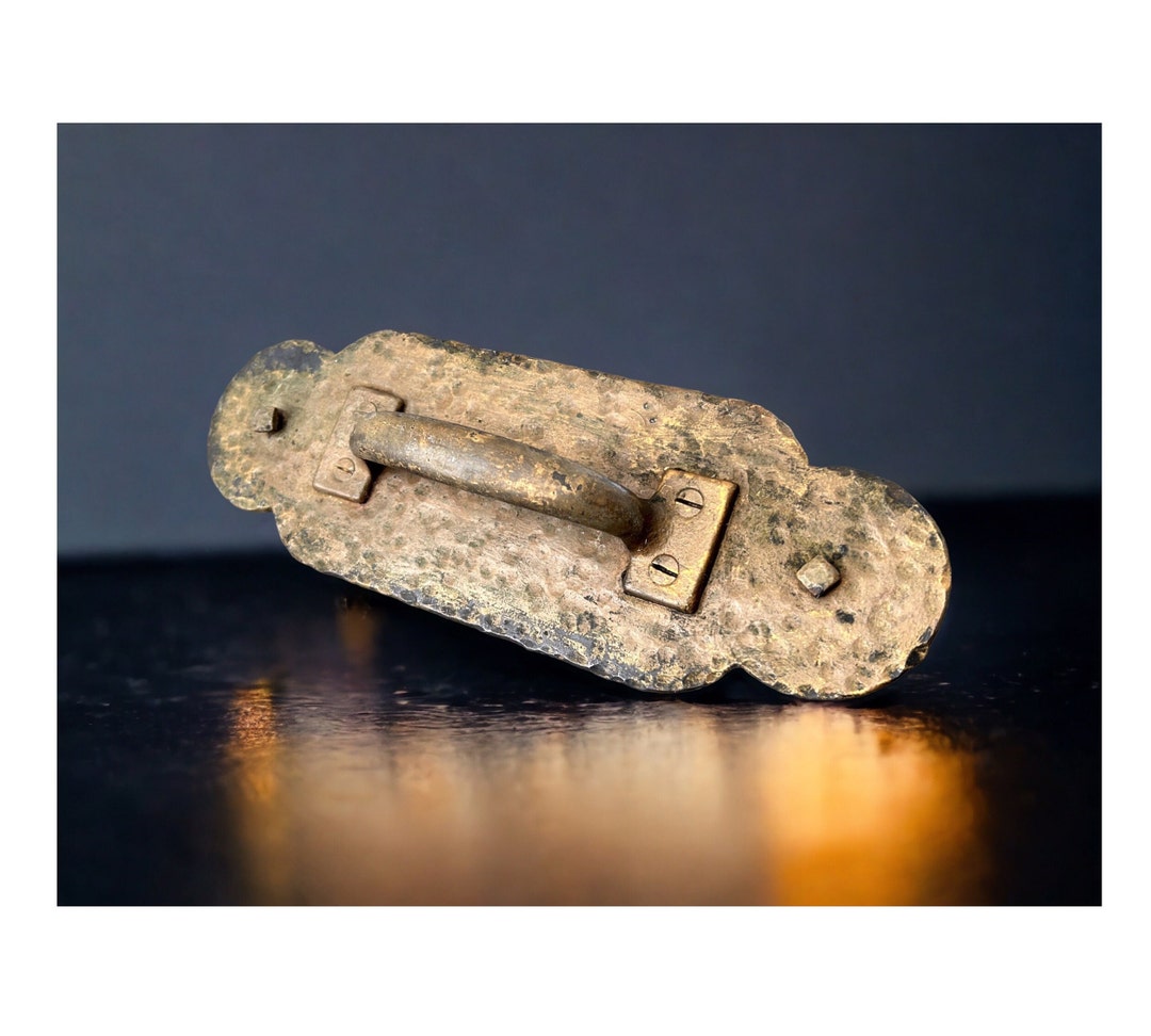 Antique Gothic Revival Door Pull, Architectural Salvage, Mission Style ...