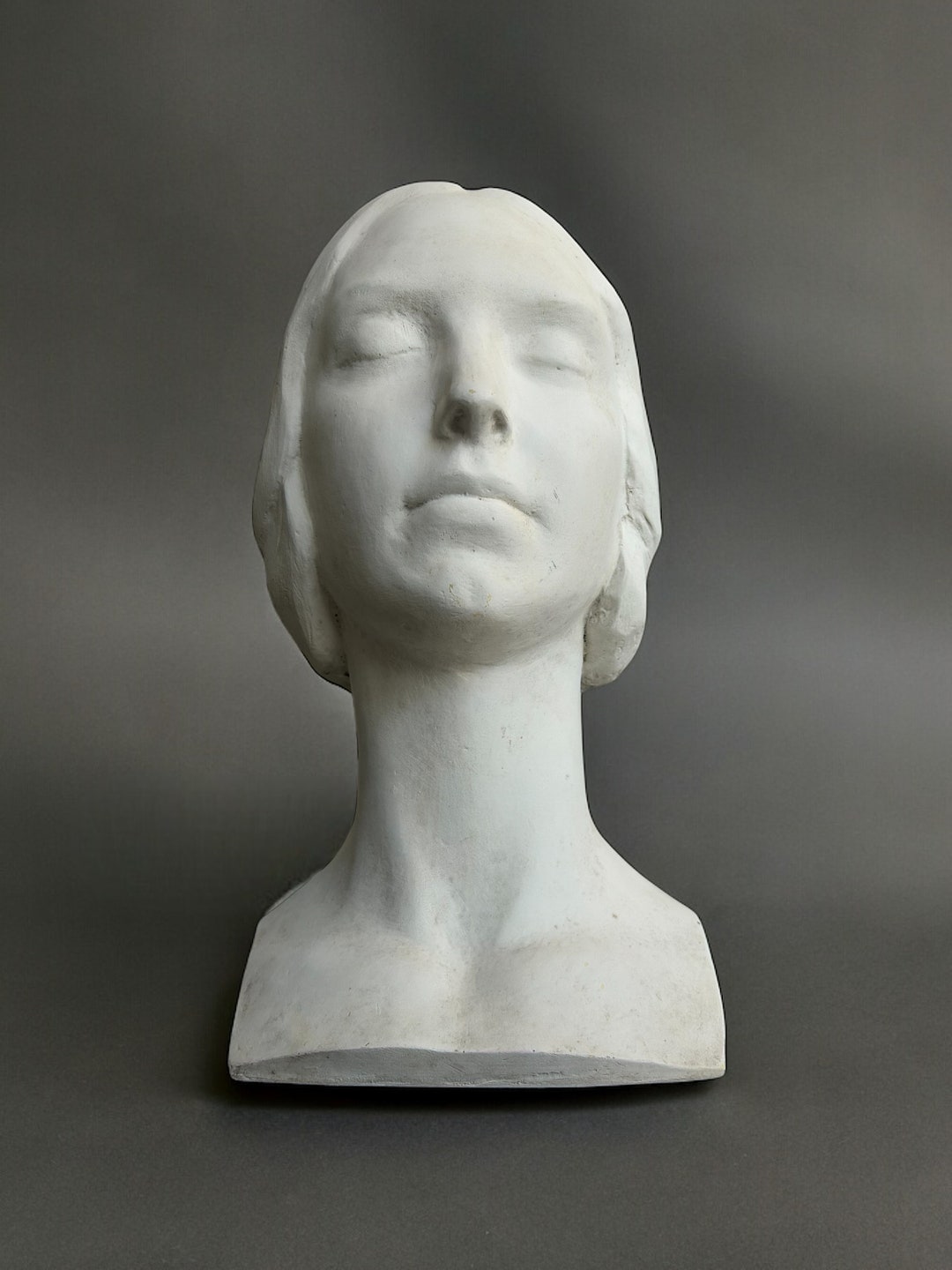 Art Deco Womans Bust, Gorgeous Antique Art Deco Style Bust, Plaster ...