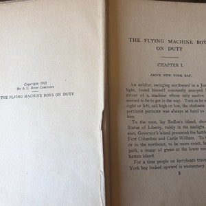 The Flying Machine Boys on Duty, the Clue Above the Clouds, by Frank ...