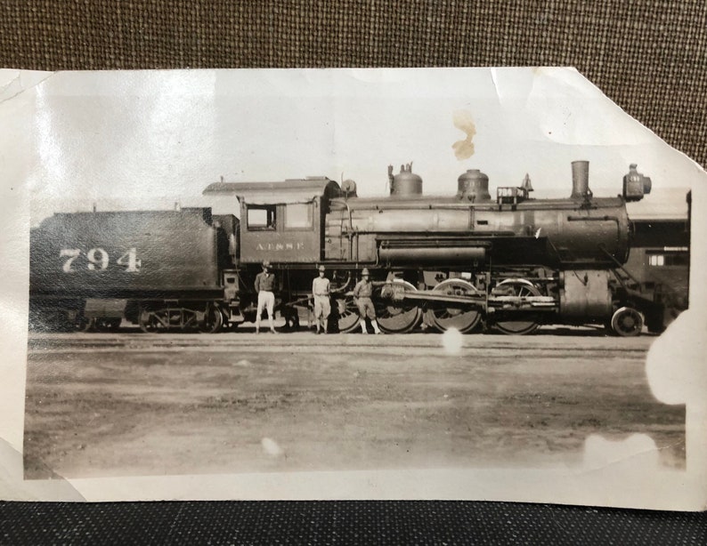 All Aboard Santa Fe Railway Steam Engine Locomotive 794 - Etsy