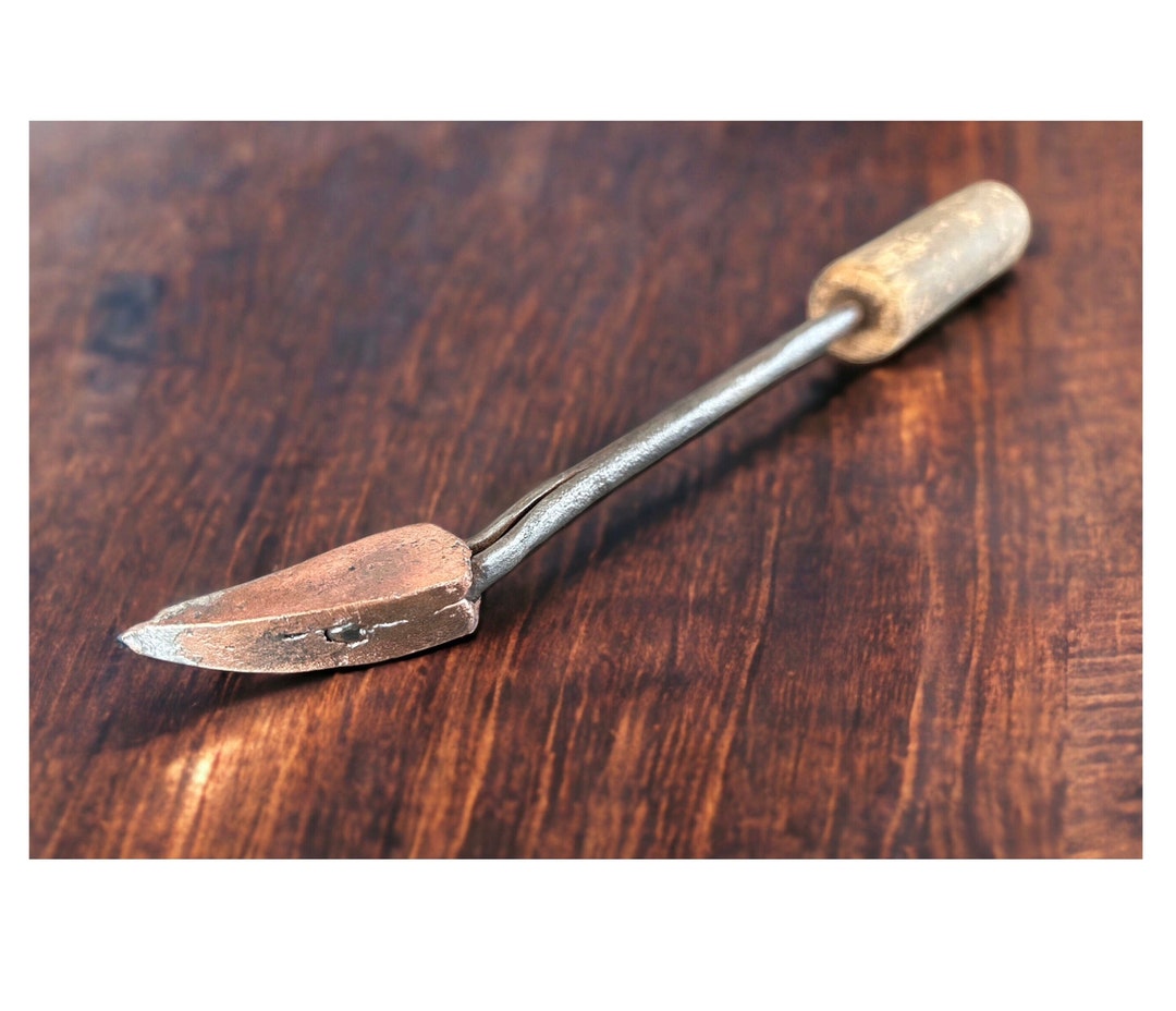 Antique Primitive Handmade Tool, Rustic Hand Forged Soldering Tool ...