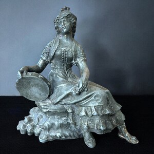 Ansonia Mantle Clock Topper Statue, Antique F Kroeber Mantle Clock ...