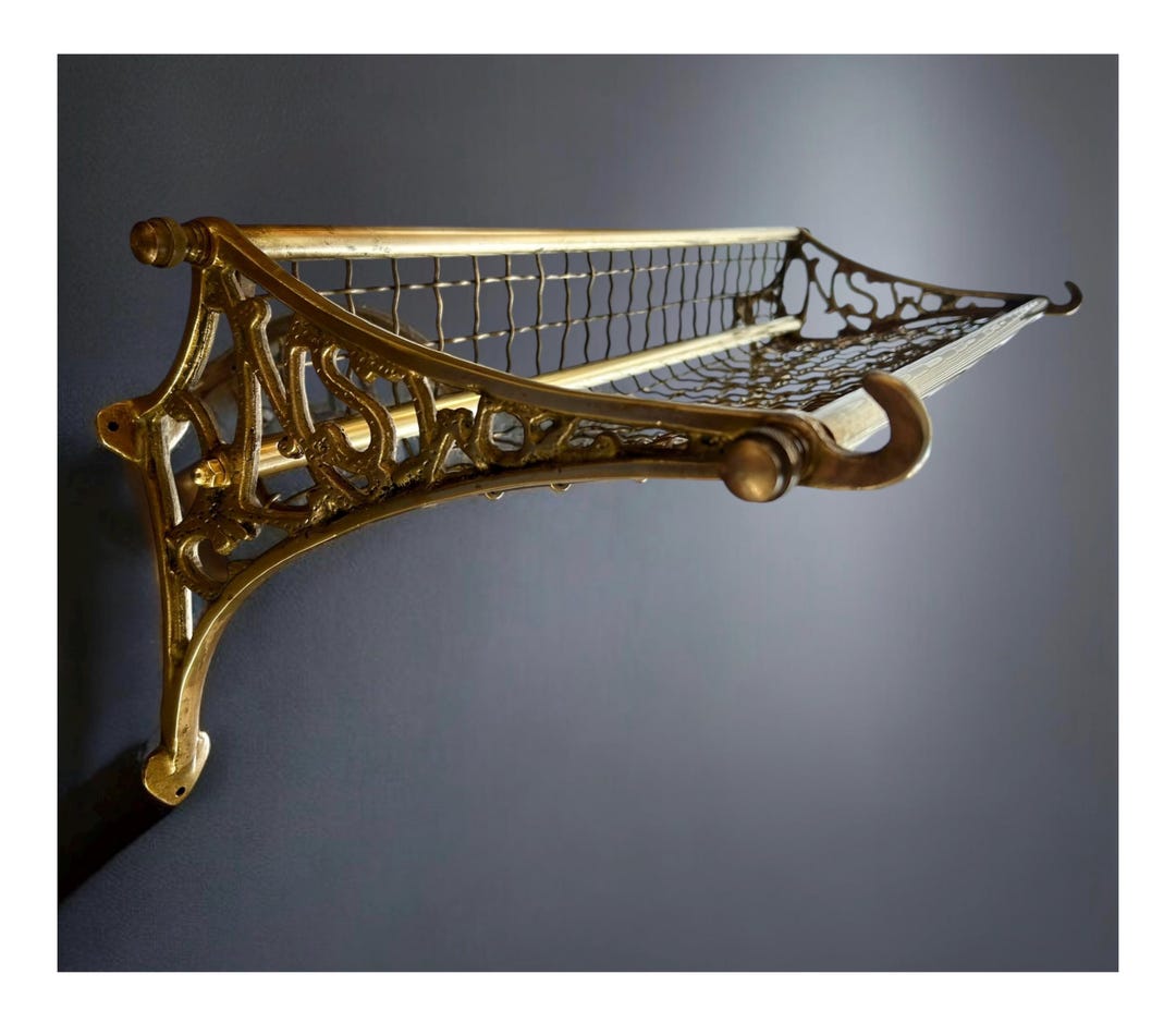 Railroad Luggage Rack, New South Whales Railway Overhead Storage ...