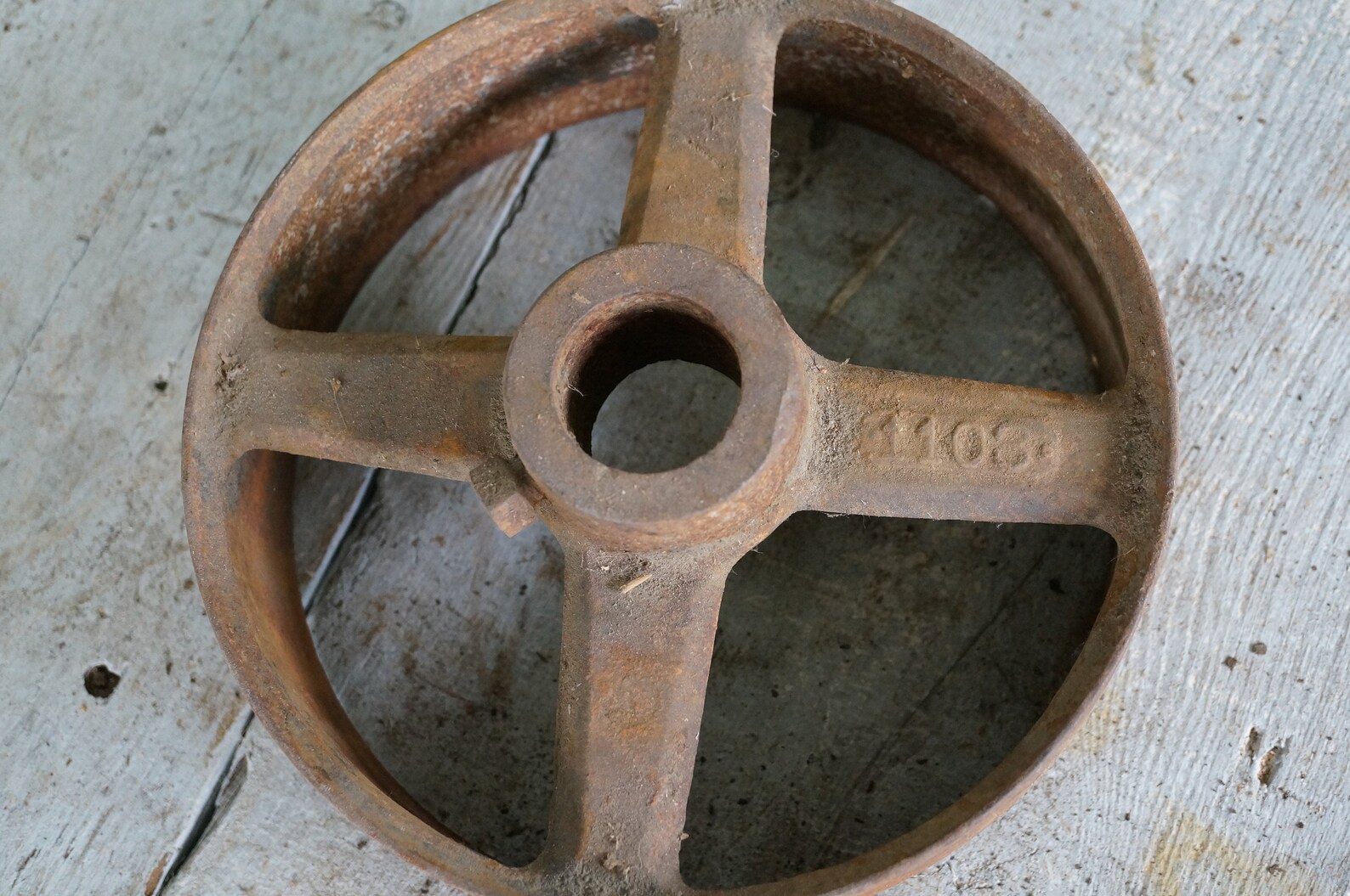Antique Cast Iron Factory Cart Wheel Rustic Americana - Etsy