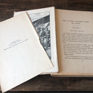 The Flying Machine Boys on Duty, the Clue Above the Clouds, by Frank ...
