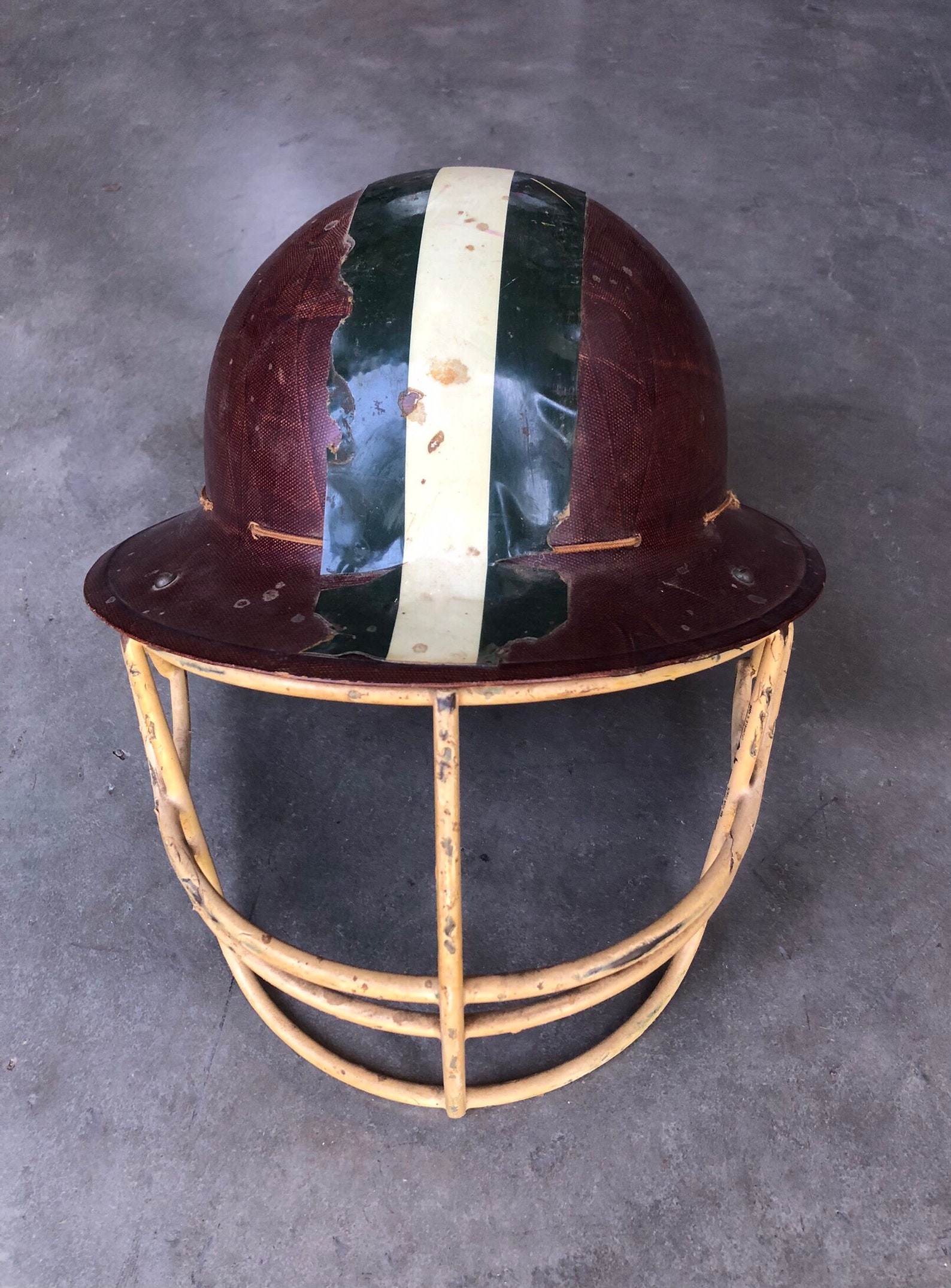 Vintage Schutt Football Helmet Homemade Quirky Aluminum Hard - Etsy