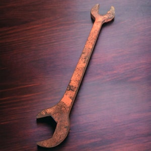 Giant Railroad Wrench, 24 Inch Open End Huge Wrench, Man Cave Decor ...