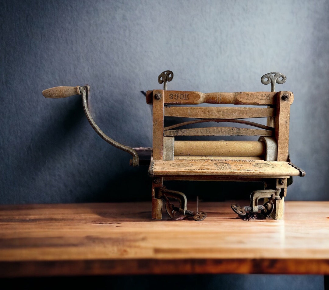 Antique Horse Shoe Brand Clothes Wringer No. 390, Antique Hand Crank ...