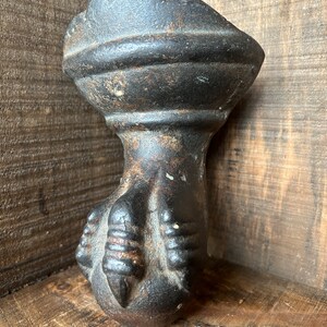 Antique Cast Iron Claw Foot, Architectural Salvage, Elaborate Tub Cast ...