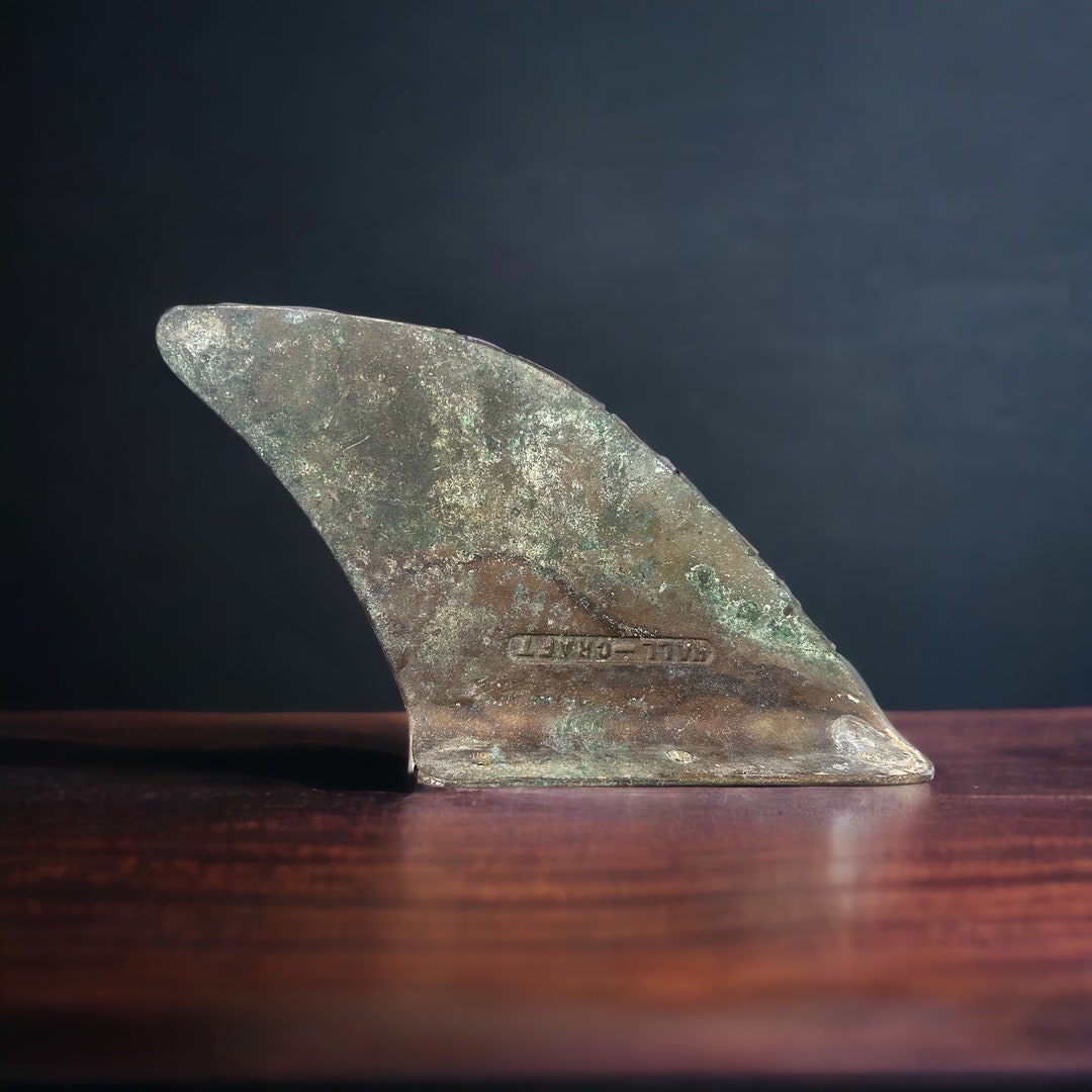 Hallcraft Boat Tracking Fin, Vintage 6 Bolt Boat Fin, Hall Craft Six ...