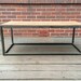 MADE TO ORDER Sleek Modern Coffee Table Wood and Steel - Etsy