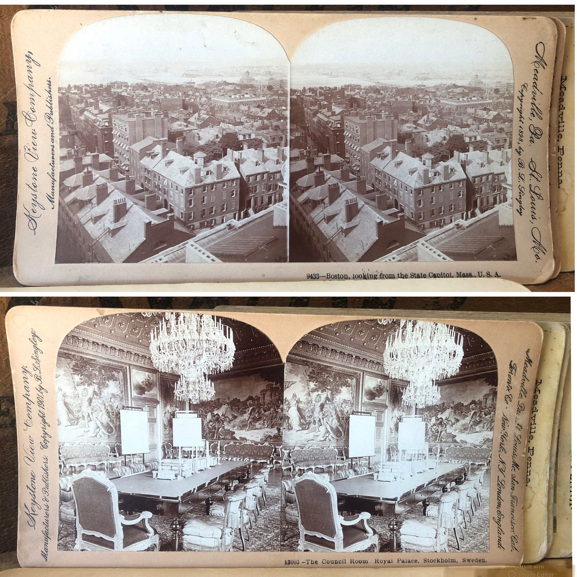 Antique Stereoscope Slides, Set of 18, Victorian Ephemera - Etsy