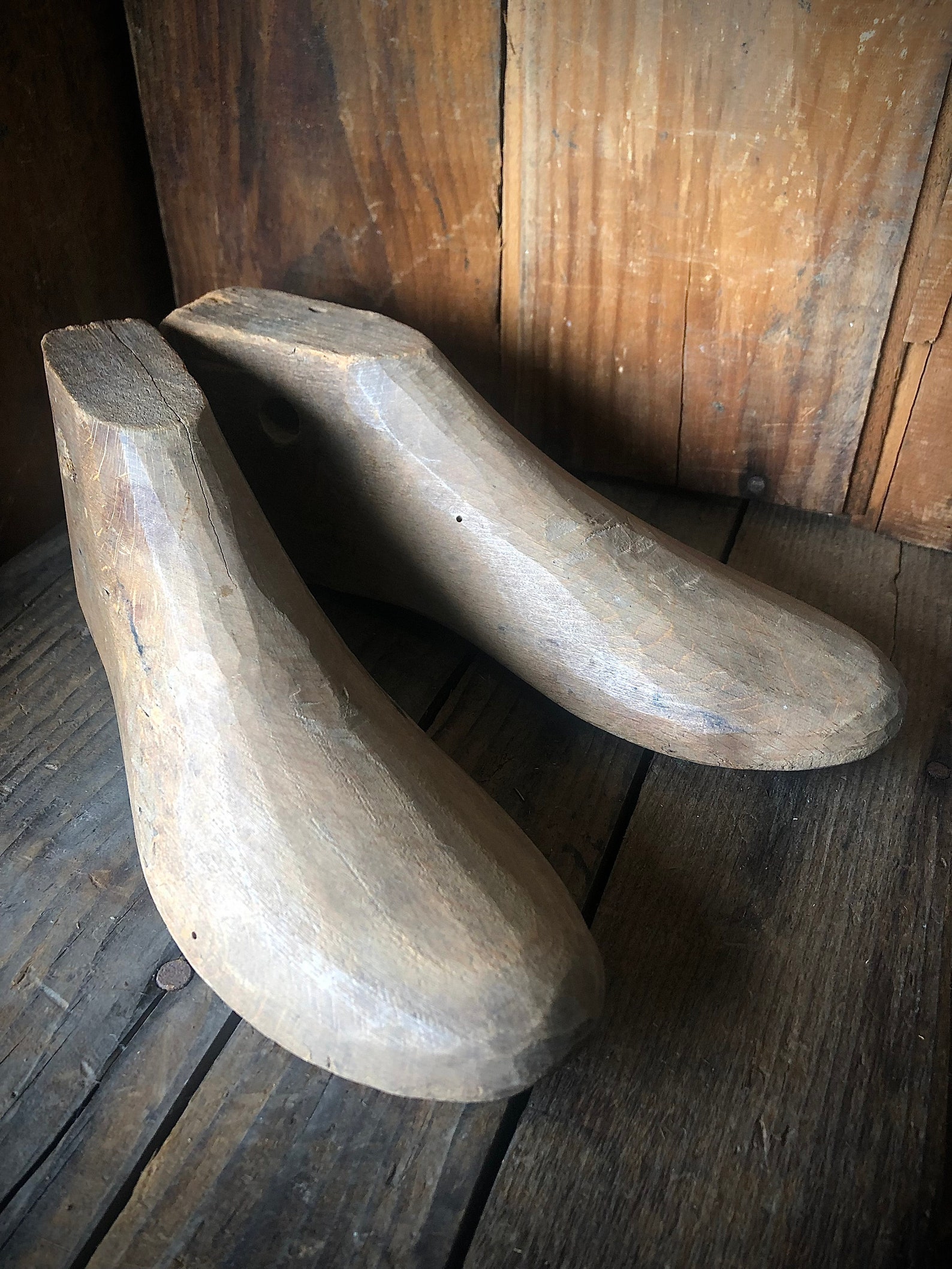 Set of Two Handcarved Cobbler Shoe Forms Antique Shoe Form - Etsy