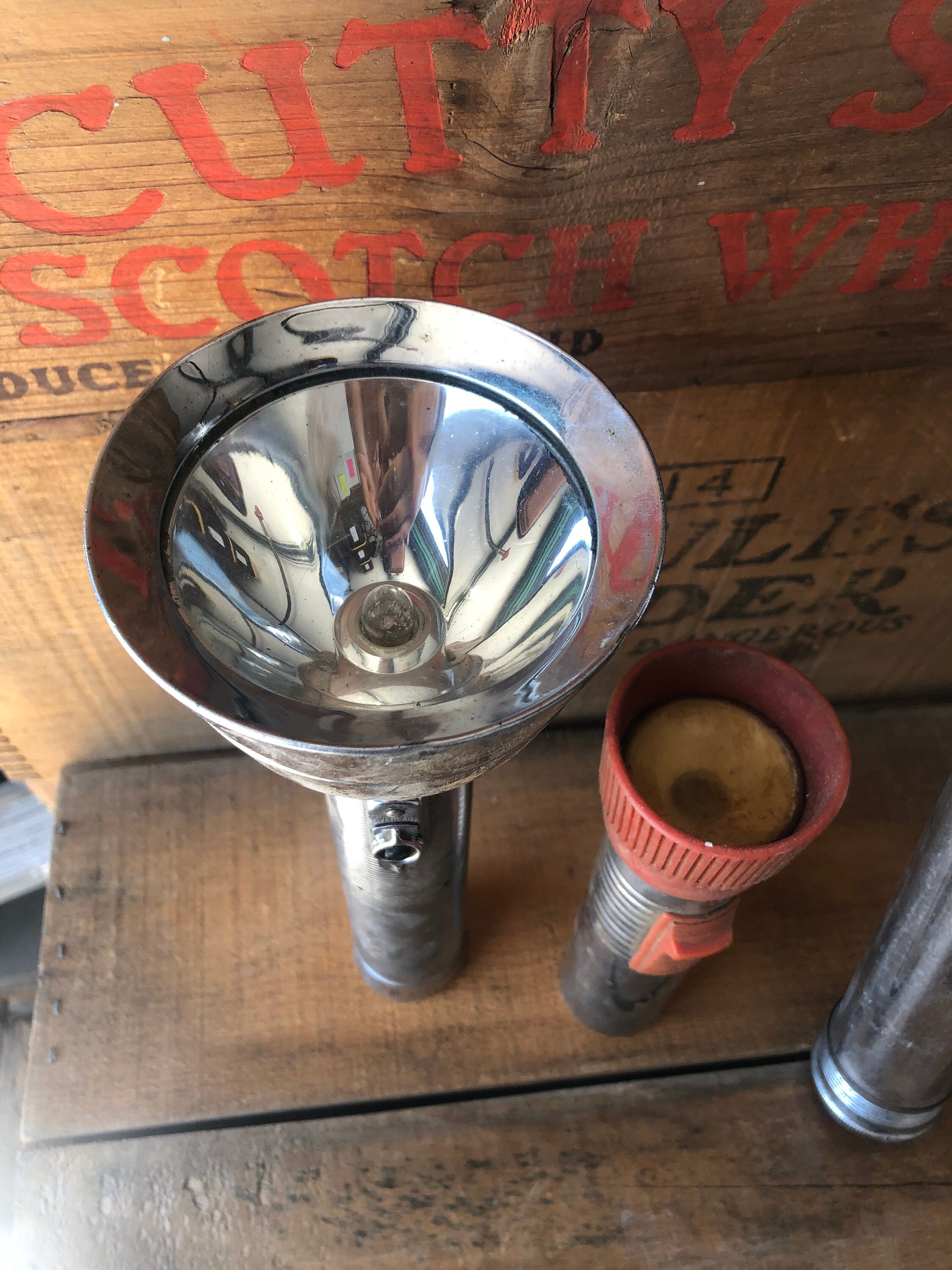 Set of 3 Vintage Flashlights Vintage Eveready Flashlight | Etsy