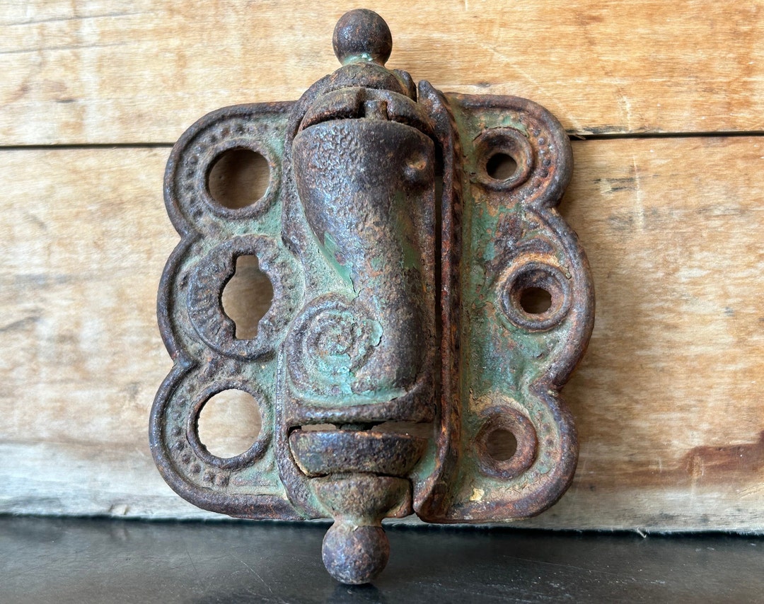 Antique Rusty Screen Door Hinge, Salvaged Hardware, Architectural ...