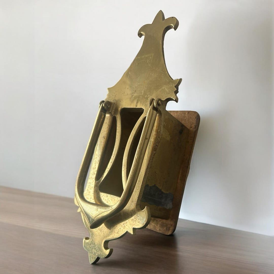 Gothic Revival Speakeasy Door Knocker, Antique Peephole, Antique Viewer ...