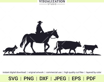 Cattle Svg - Etsy