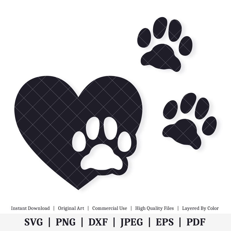 Metal Paw Print Stencil - Etsy