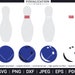 Bowling Ball and Pin Vector Clipart Set INSTANT DIGITAL - Etsy