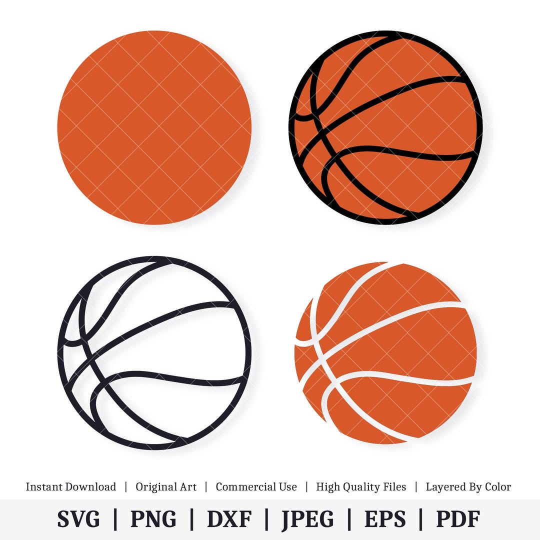 Basketball | Vector Artwork | INSTANT DIGITAL DOWNLOAD | Svg | Png ...