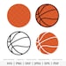 Basketball | Vector Artwork | INSTANT DIGITAL DOWNLOAD | Svg | Png ...